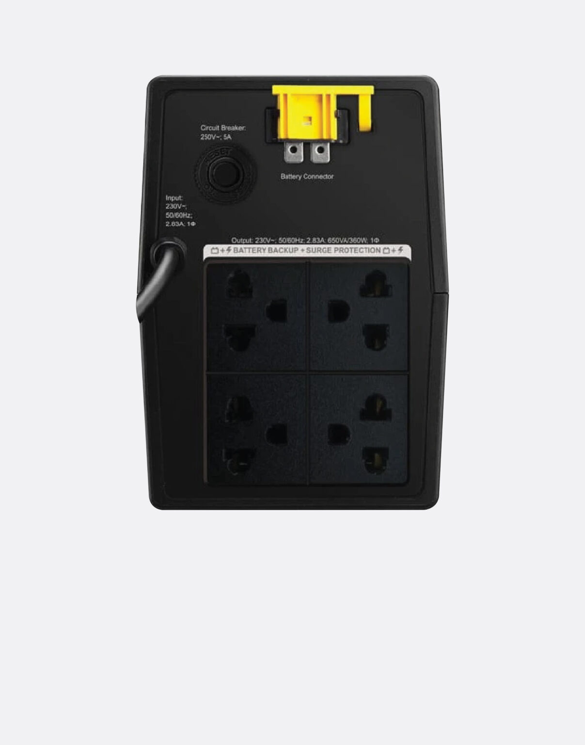 เครื่องสำรองไฟ APC รุ่น EASY UPS BVX650I-VN – บริษัท วี.อาร์ โปรเฟสชัน ...